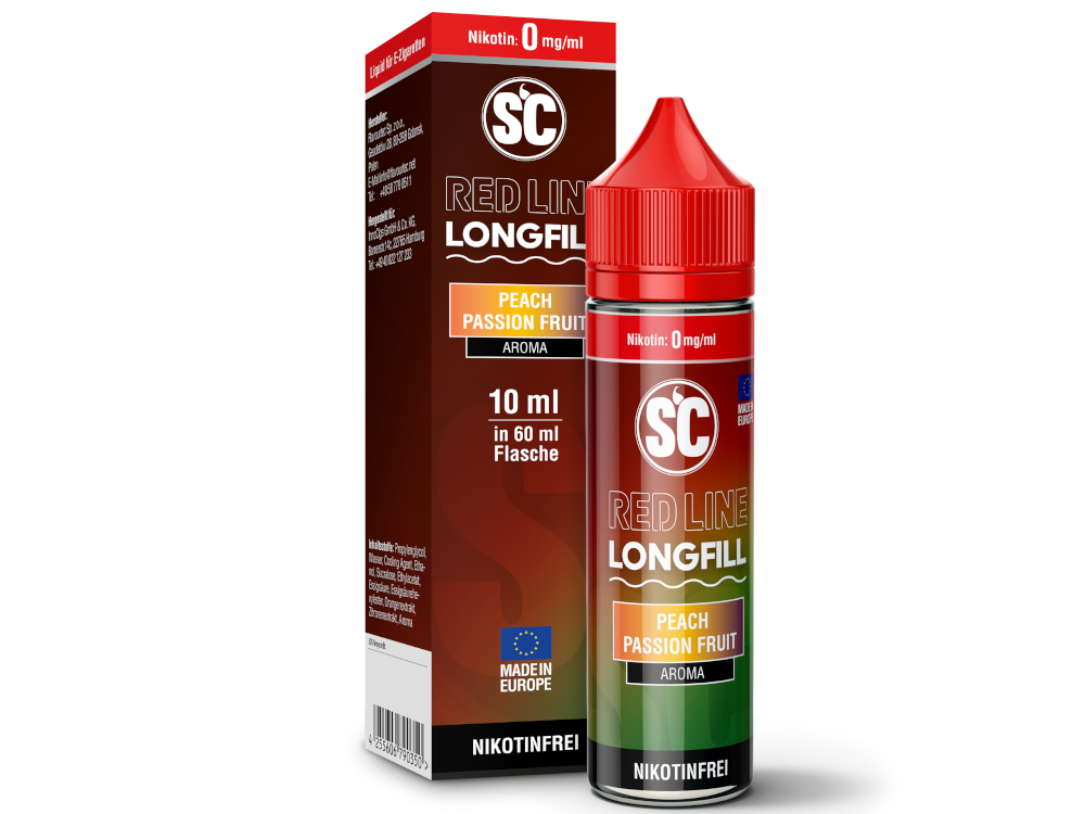 SC Red Line Peach Passion Fruit V2 - Einweg-Geschmack Longfill